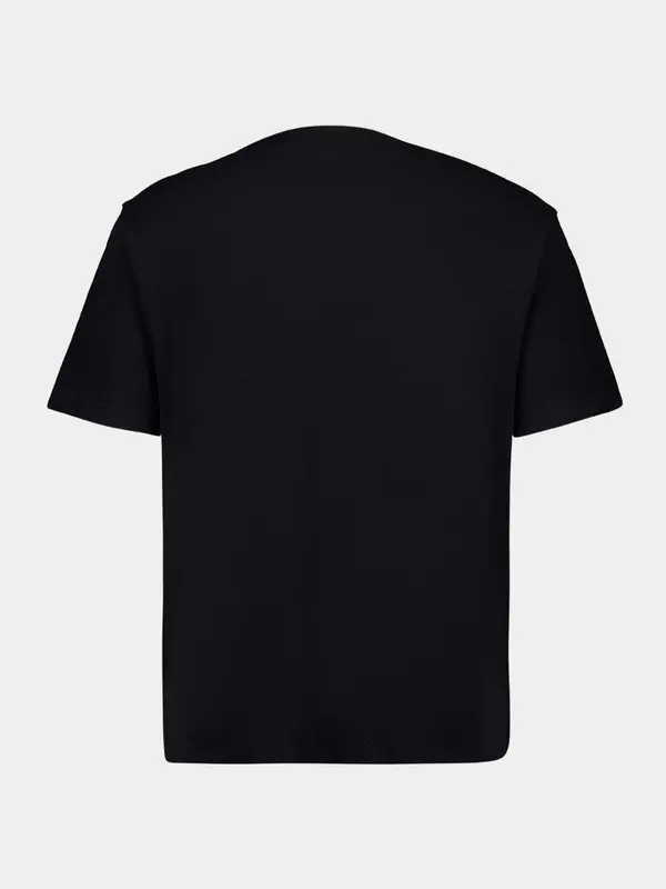 Frescobol Carioca Dinis Cotton-linen T-shirt - Black
