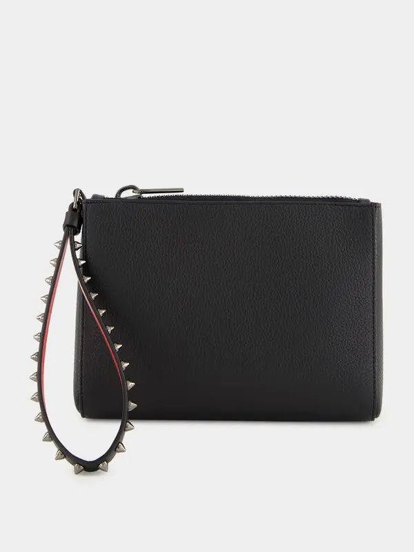 CHRISTIAN LOUBOUTIN Cabata Soft Empire Mini Pouch - Black