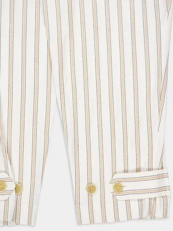 Zimmermann Illuminate Linen-blend Trousers - Cream