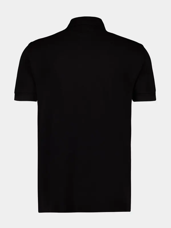 TOM FORD Lyocell Polo Shirt - Black
