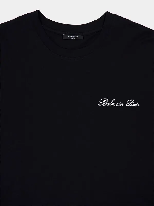 Balmain Embroidered Signature T-shirt