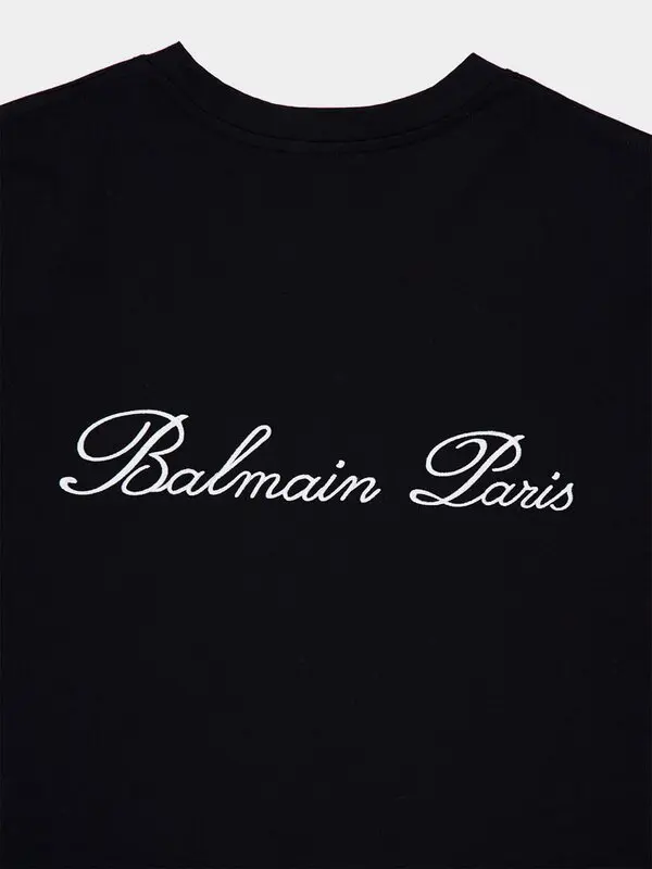 Balmain Embroidered Signature T-shirt