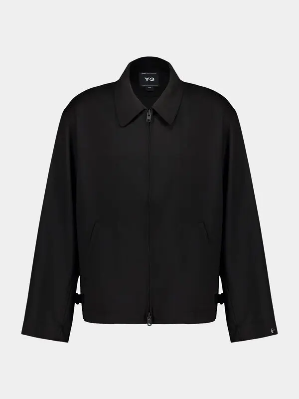 Y3 Refined Wool Blouson - Black