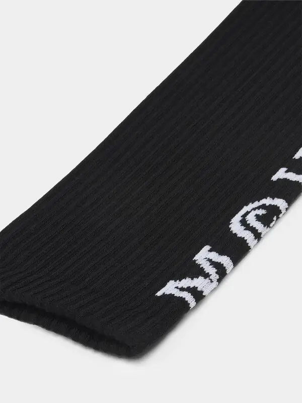 Alexander McQueen Logo Socks - Black