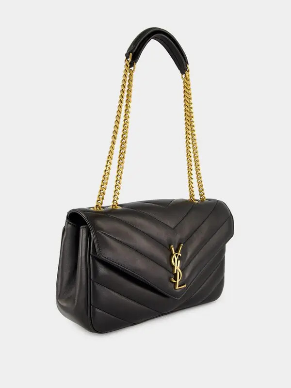 Saint Laurent Loulou Medium Matelassé Leather Bag