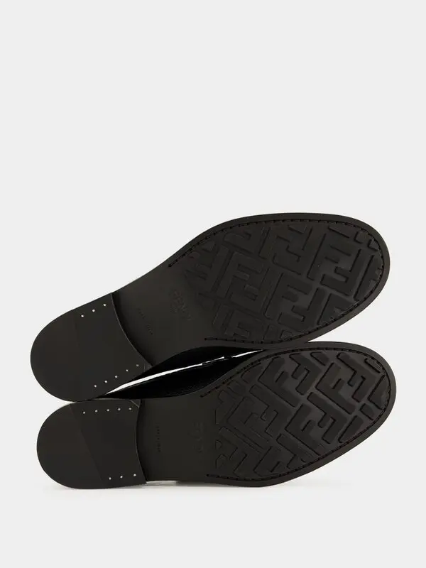 Fendi Ff Metal Selleria Loafers