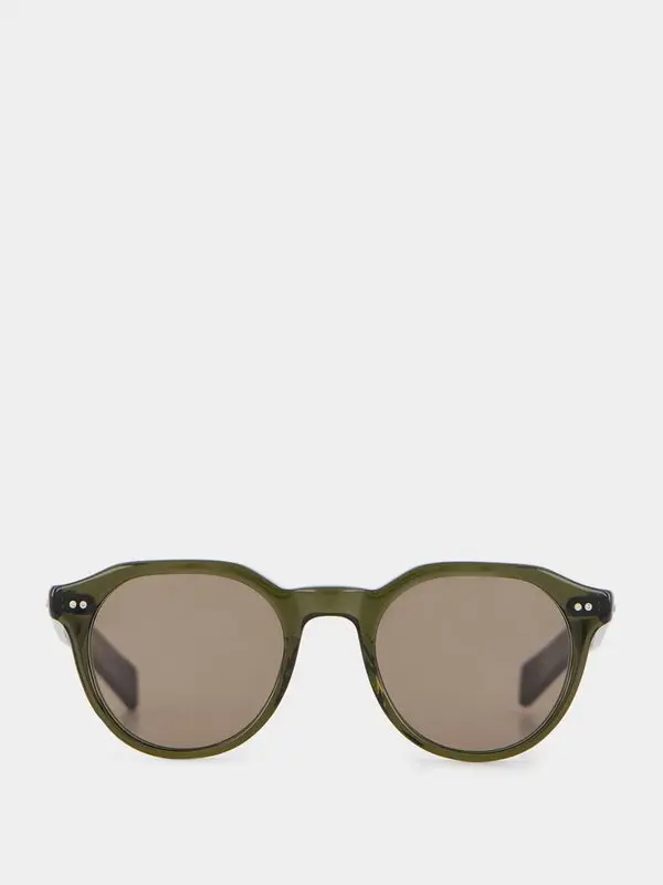 EYEVAN 7285 Lubin Round Sunglasses - Brown