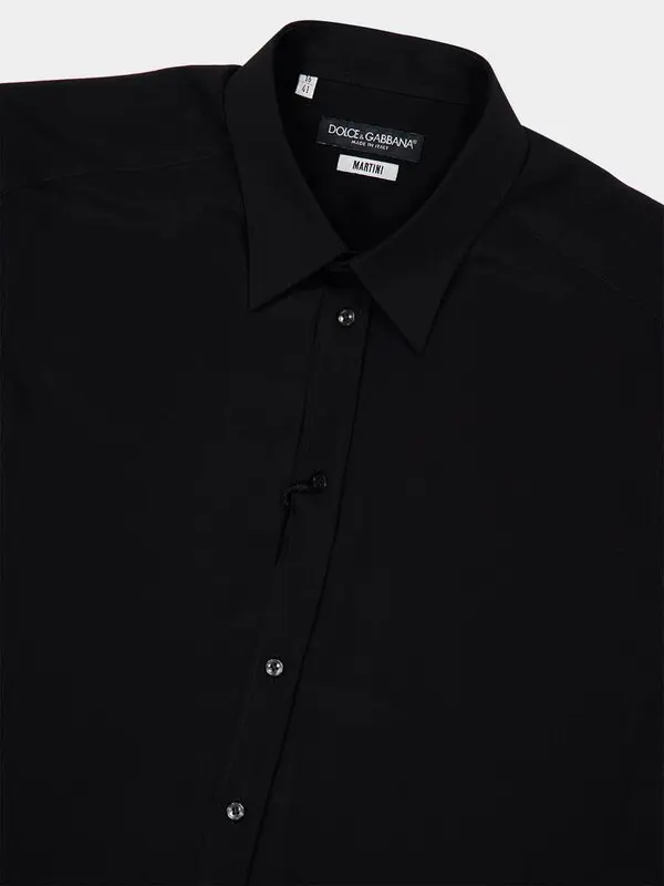 Dolce & Gabbana Silk Crêpe De Chine Martini Shirt