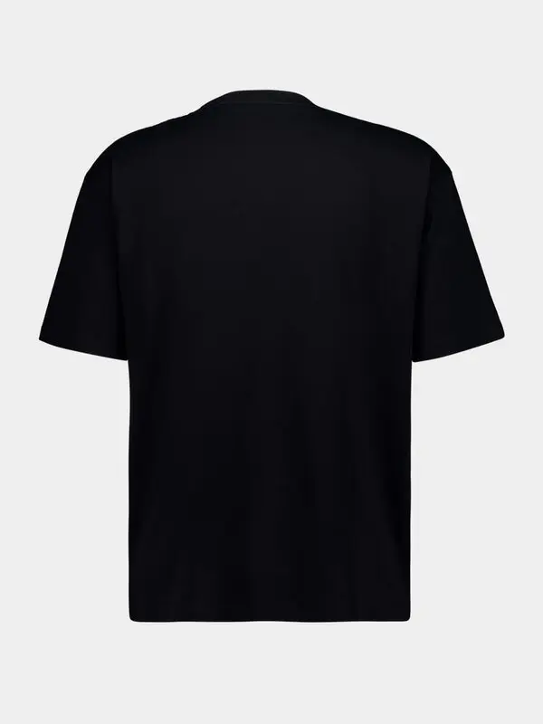 Valentino Garavani Cotton T-shirt With Print - Black