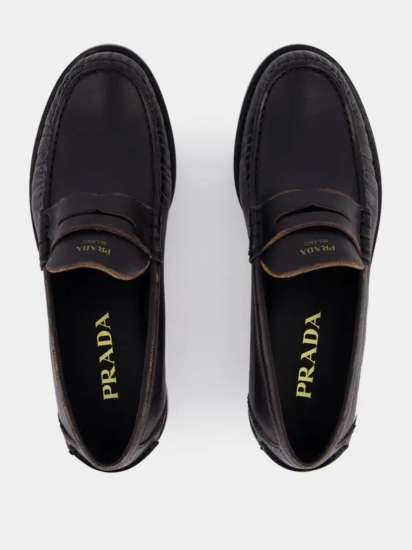 Prada Leather Loafers