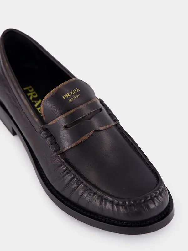 Prada Leather Loafers