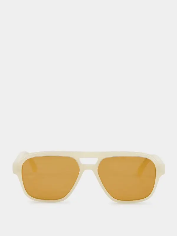 RETROSUPERFUTURE Maneval Cremoso Sunglasses - Cream