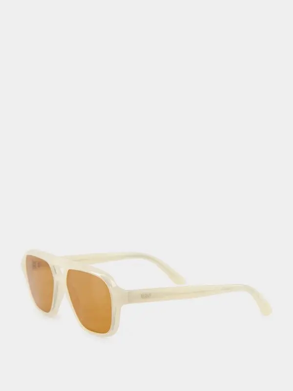 RETROSUPERFUTURE Maneval Cremoso Sunglasses - Cream