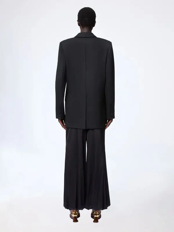 Nina Ricci Wool Gabardine Blazer - Black