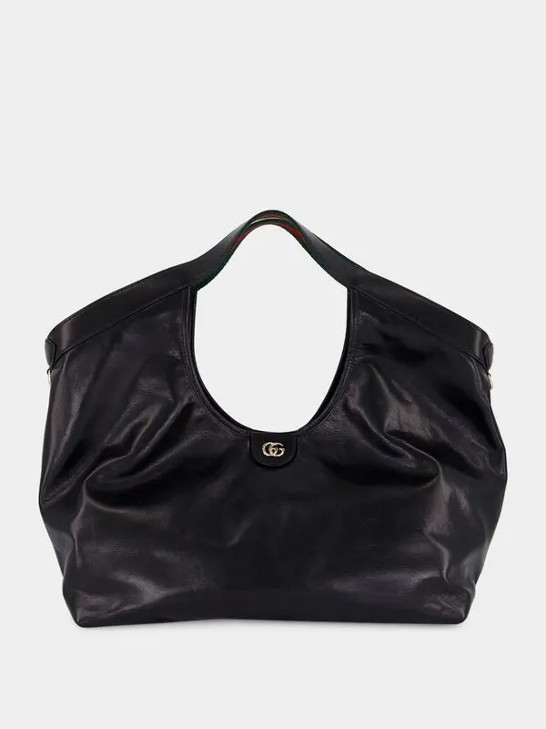 Gucci Giglio Large Tote Bag - Black