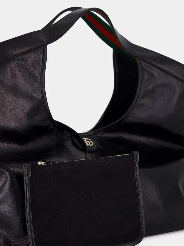 Gucci Giglio Large Tote Bag - Black