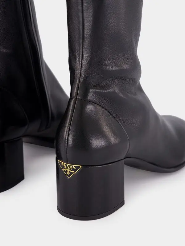 Prada Stretch Nappa Leather Booties