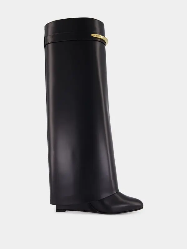 Givenchy Leather Shark Boots - Black
