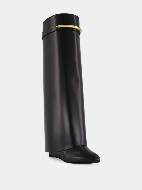 Givenchy Leather Shark Boots - Black