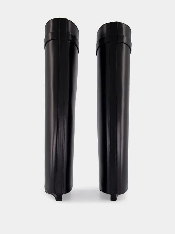 Givenchy Leather Shark Boots - Black