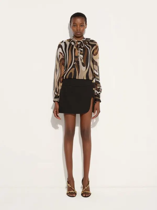 Emilio Pucci Wool Mini Skirt