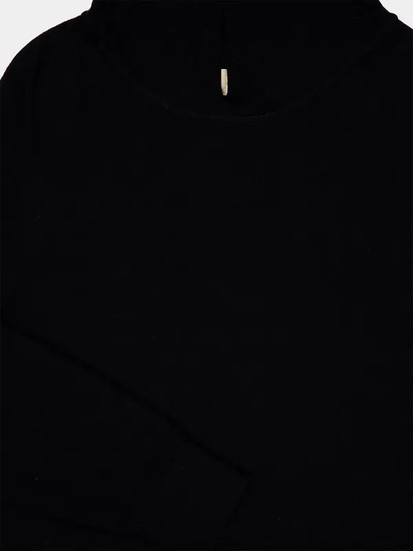 120% Lino Wool Hooded Knit Sweater