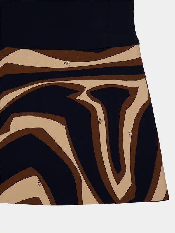 Emilio Pucci Labirinto Print Mini Dress