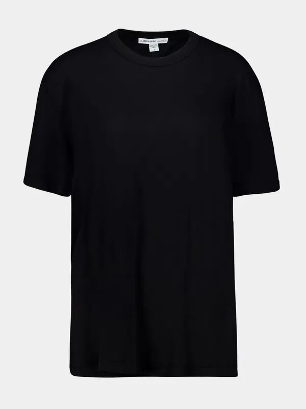 JAMES PERSE Oversized Fit Short-sleeve T-shirt - Black