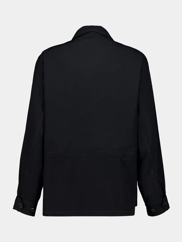LEMAIRE Soft Wool Field Jacket - Black