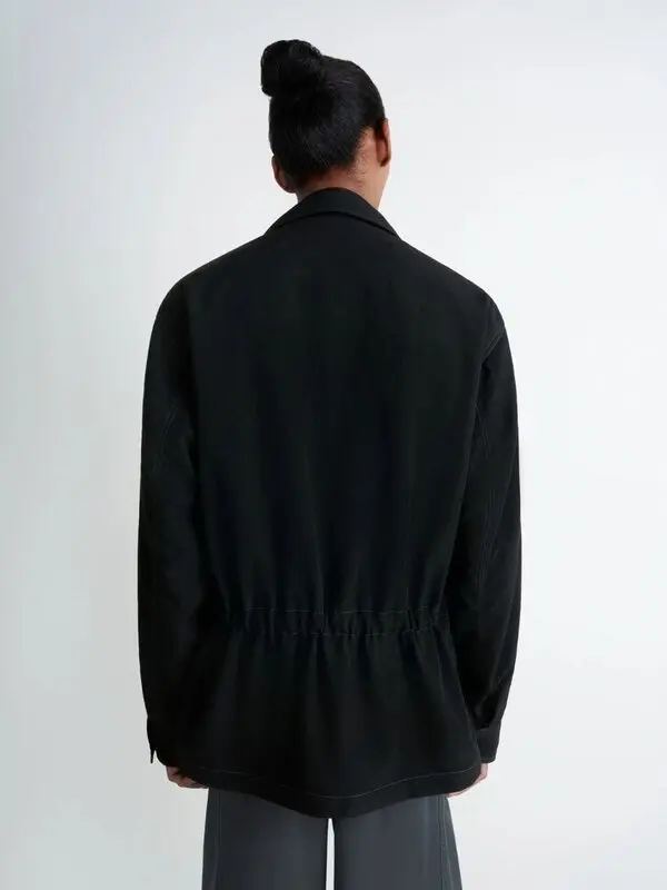 LEMAIRE Soft Wool Field Jacket - Black