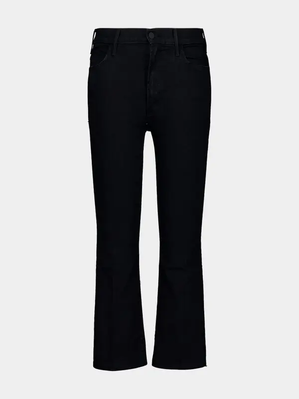 MOTHER Bootcut Jeans In Not Guilty Wash - Black