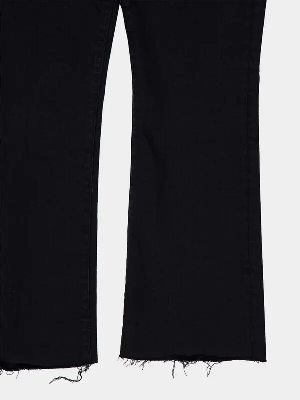 MOTHER Bootcut Jeans In Not Guilty Wash - Black