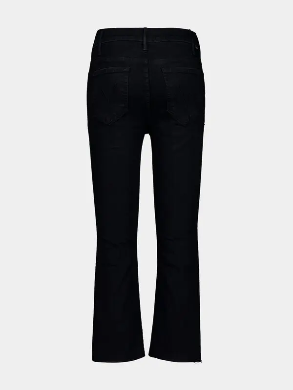 MOTHER Bootcut Jeans In Not Guilty Wash - Black