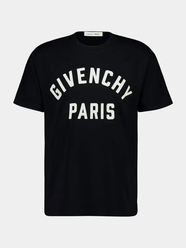 Givenchy T-shirt In Cotton With Logo Embroidery