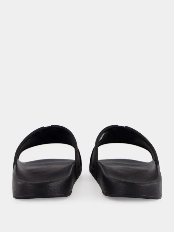 Valentino Garavani Vlogo Pool Slides - Black