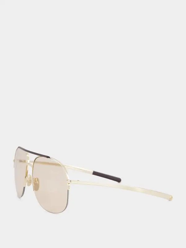 Gucci Metal Navigator Sunglasses