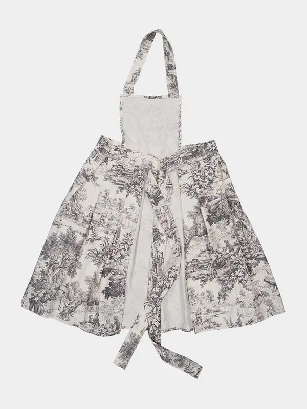 Borgo Delle Tovaglie Gilda Apron In Tdj Cotton