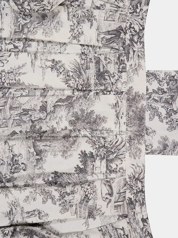 Borgo Delle Tovaglie Gilda Apron In Tdj Cotton