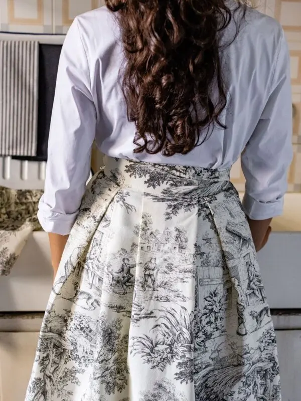 Borgo Delle Tovaglie Gilda Apron In Tdj Cotton