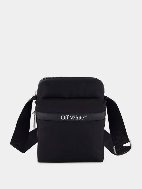 Off-White Outdoor Nylon Crossbody Bag - Black