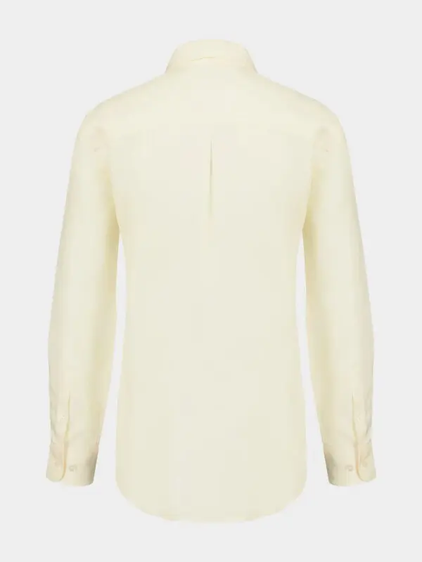 PAULA Silk Twill Shirt - Cream