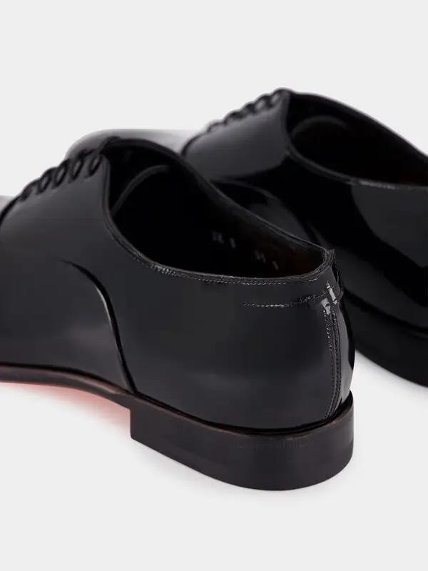 Santoni Patent Leather Oxford Shoes