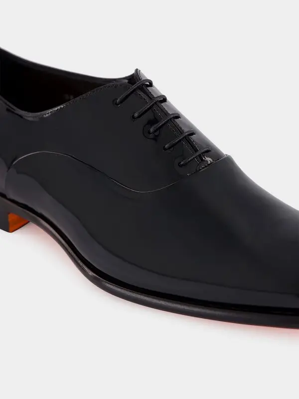 Santoni Patent Leather Oxford Shoes