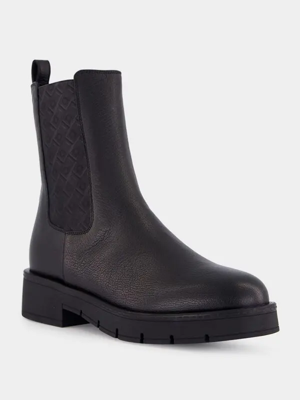 FERRAGAMO Chelsea Boot - Black