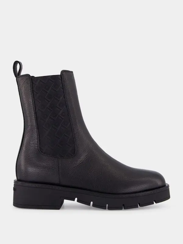 FERRAGAMO Chelsea Boot - Black