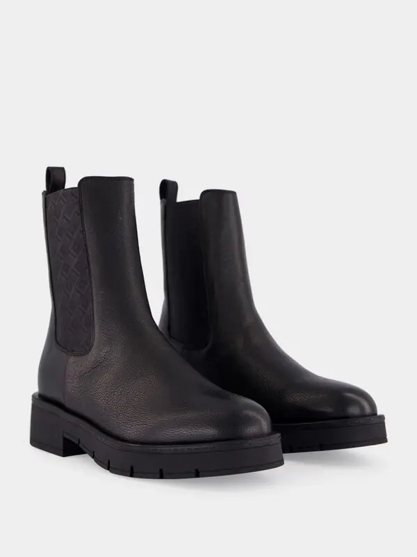 FERRAGAMO Chelsea Boot - Black