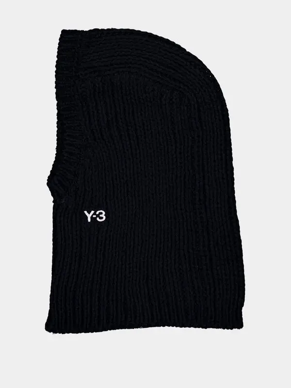Y3 Ribbed Knit Hood