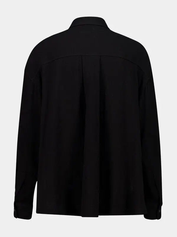 JAMES PERSE Oversized Viscose-wool Shirt