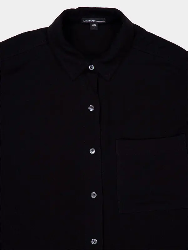 JAMES PERSE Oversized Viscose-wool Shirt