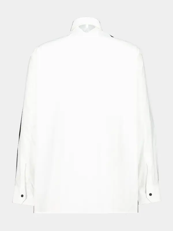 MAISON MARGIELA And White Cotton Contrast Shirt